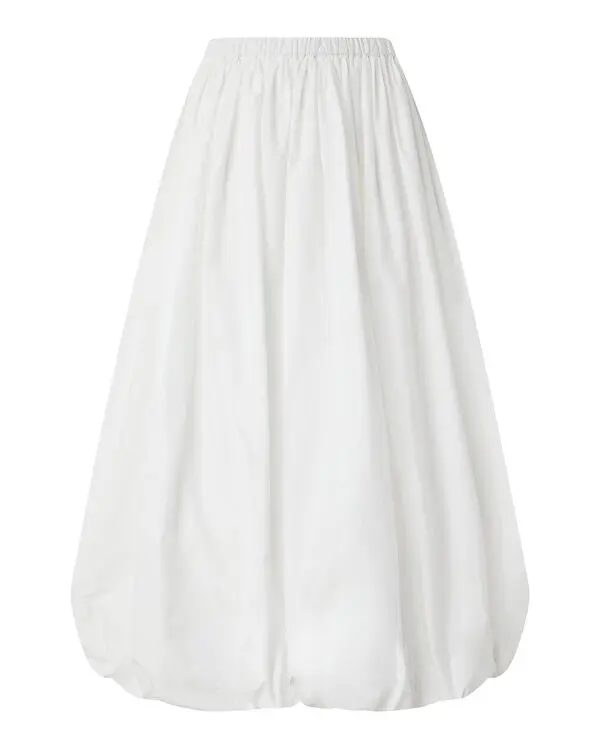 Pinko Popeline Skirt In Bright White - 50% Off | Editorialist